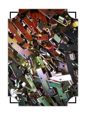 China Custom Zinc-Plated Stamped Brackets | Sheet Metal Mounting Tabs with Holes | Corrosion-Resistant Steel Hardware for Electrical, Automotive & Industrial Use for sale