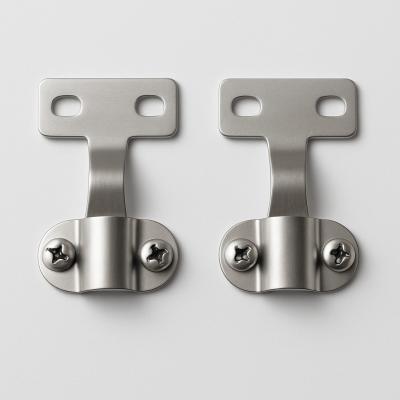 中国 ステンレス スチール 固定 クリップ 板,キャビネット,設備,スクリュー付き表面マウント クリップのための重用固定ブレーキ 販売のため