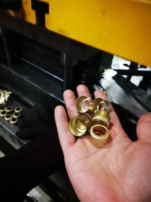 중국 OEM 청동 깊이 도출 스탬프 부품 電子 및 배관공업을위한 고 정밀 냉형 부품 판매용