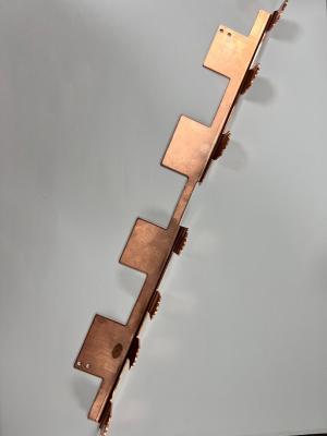 China High Conductivity Copper Busbar Connector for Reliable Power Distribution with Precision Stamping for sale