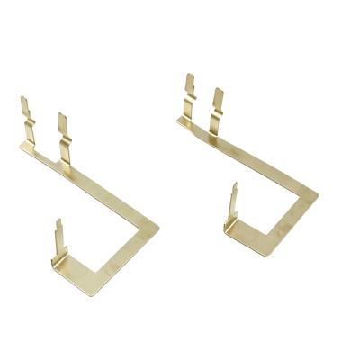 China 3D Formed Brass Contact Terminal with High Conductivity and Corrosion Resistant Surface Treatment for sale
