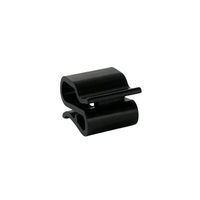 China SUS304 Stainless Steel Solar Frame Clip with Tool-Free Snap-in Installation for Corrosion Resistant PV Cable Fixing for sale