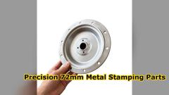 72mm Zinc Plated Round Stamping Parts Precision OEM