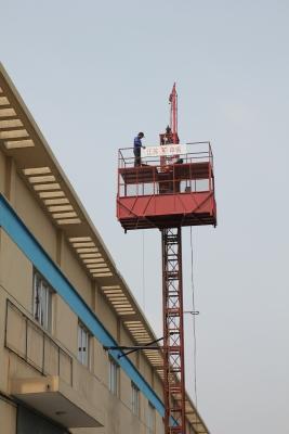 中国 構造の起重機のエレベーター、貨物は 22m/min によって評価される持ち上がる速度と持ち上がります 販売のため