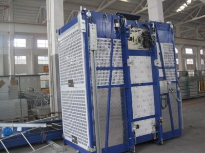 中国 構造の起重機のエレベーター、造る持ち上がる機械の青いおり 販売のため