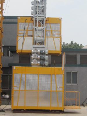 China O material de construção gêmeo da gaiola do costume SC200 iça 3200kg 4.2 x 1.5 x 2.5m à venda