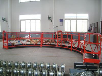 Cina 8 -10 m./corda minima dell'arco della lega di alluminio hanno sospeso la piattaforma per pulizia della costruzione in vendita