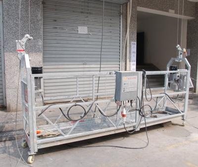 Cina piattaforma sospesa corda di sollevamento aerea d'acciaio ZLP800 di 7.5M per manutenzione della costruzione in vendita