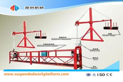Cina Alta piattaforma ZLP630 ZLP800 ZLP1000 dell'installazione degli elevatori della piattaforma sospesa di sicurezza corda in vendita