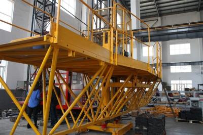 Cina Acciaio rampicante della piattaforma di lavoro dell'albero di pulizia di finestra dipinto in vendita
