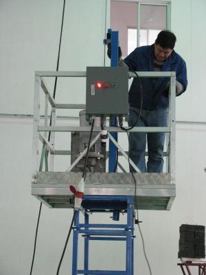 Cina 7.84KN piattaforma installazione ascensori con motore YEJ100L-4 Velocità in vendita