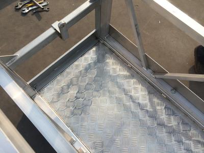Cina Il cavo metallico d'acciaio 9,1 millimetri, la gru LTD8.0, ha sospeso le parti della piattaforma per costruzione in vendita