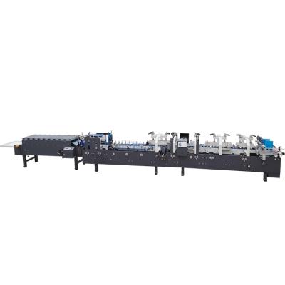 China ZH-D High Performance 220 m/min Speed 210-700 g/m² Paper Board 4.5KW Power Folder Gluer for Carton Boxes for sale