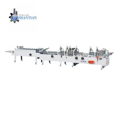 China ZH-800CD High-Speed Auto Folder Gluer Machine for CD Boxes with Low Defective Rates and Precision Folding for sale