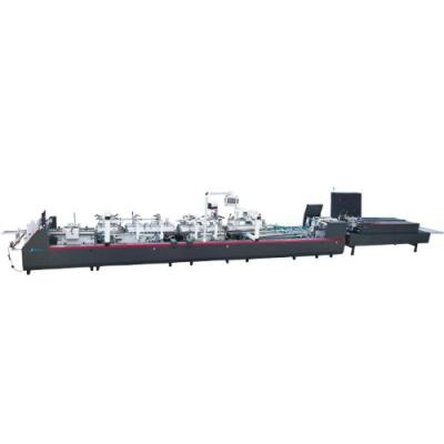 China ZH-QH super speed 4/6 corner box folding gluing machine for sale