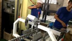 ZH-800B Fully Automatic Coffee Cup Fan Gluing Machine | Precision Gluing, Rigid Construction