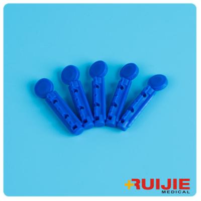 China blood lancet different colors round stainless steel blood lancncet for sale