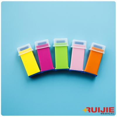 China Blood Lancet ABS Material yellow purple colors diferent size Safety Blood Lancet for sale