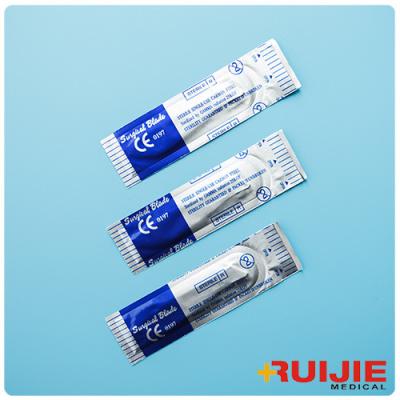 China Surgical blade carbon steel various specification sterile surgical blade for sale