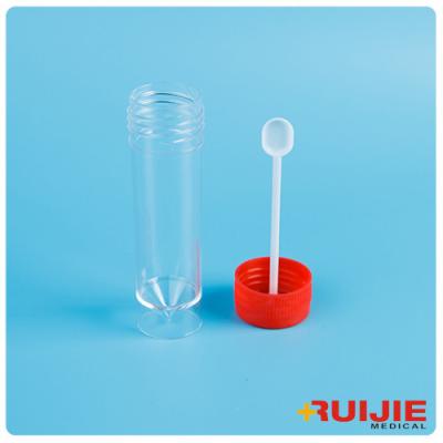 China Laboratory Supplies yellow, red and blue colors plastic stool container for sale