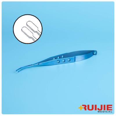 China Microsurgery Instrument Titanium Material Medical Instruments Ophthalmic Shepard Lens Forceps for sale