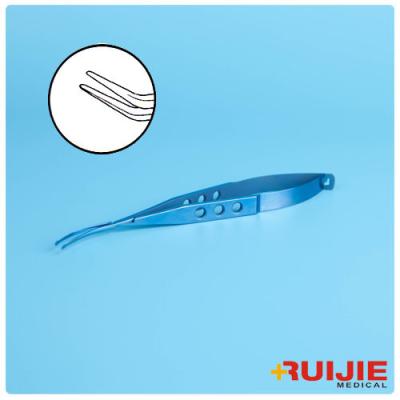 China Microsurgery Instrument Titanium Material Medical Instruments Ophthalmic Anis Lens Forceps for sale