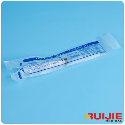 China Chinese Plastic Material Transparent Disposable Medical Sterile Syringe with Needle for sale
