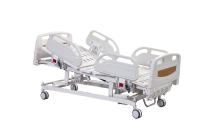 China Manual control Five functions Adjustable Hospital Bed for sale