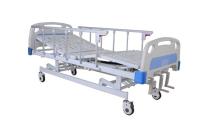 China Manual control three functions Adjustable Hospital Bed with three cranks for sale