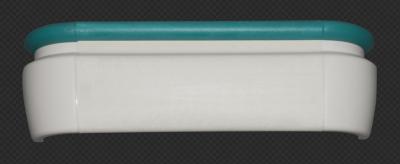 China Hospital Aluminum alloy with PVC panel wall handrail  wall Corridor for sale
