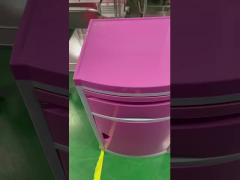 ABS プラスチック メディカル ナイトスタンド ベッドサイドテーブル キャビネット 家具 引き出し付き