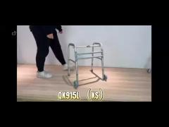Medizinische Hilfe Leichtgewicht Aluminium Walking Frame Roller Klappbare Custom