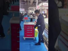 emergency trolley in red