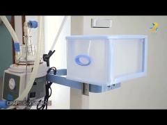 bubble infant cpap ii nasal 02 oxygen air blender humidifier odm