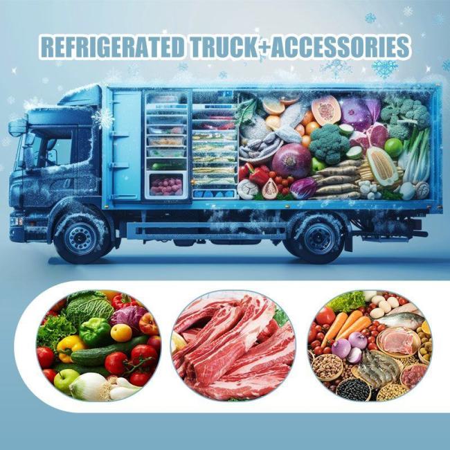 Refrigerator Trucks Isuzu Kv100 Small Trailers Refrigerated Truck Box