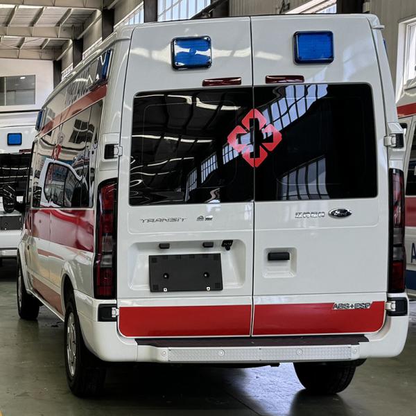 Quality Multi Functional Emergency Ambulance Monitoring ICU FORD Ambulance for sale