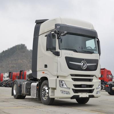 Cina 10 ruote 371HP 6x4 Prime Mover Lift Hand Drive Dongfeng Used Trailer Tractor Truck Head Trucks In vendita in vendita