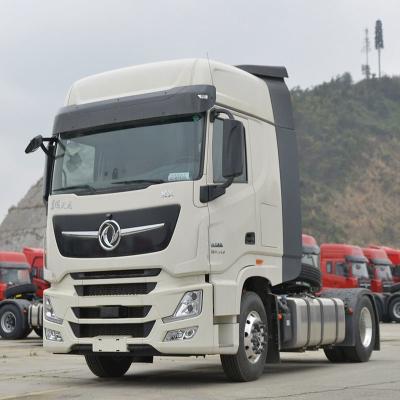 Cina 10 ruote 371HP 6x4 Prime Mover Lift Hand Drive Dongfeng Used Trailer Tractor Truck Head Trucks In vendita in vendita