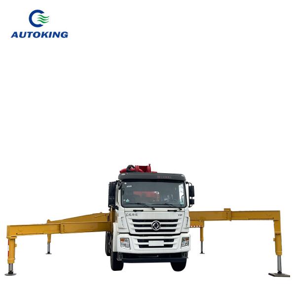 Quality THB52 Concrete Pump Truck DongFeng Truck Mounted Concrete Pump 22M3/H for sale