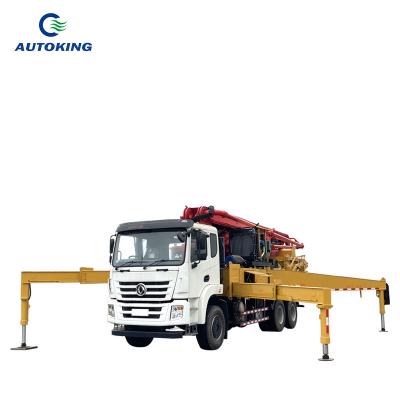 China THB52 Betonpomp Truck DongFeng Truck gemonteerde Betonpomp 22M3/H for sale