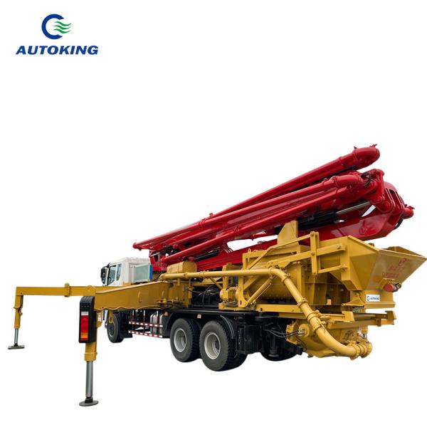 Quality 18000kg Concrete Truck And Pump 400l Large Diesel Pump Truck for sale