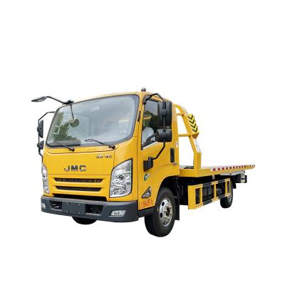 China Dimensions 5995X2300X2300mm JMC 3 Tons Wrecker Tow Truck For Towing Heavy Vehicles for sale