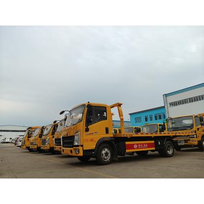 China EURO 5 de segunda mano HOWO Rastreador de camiones 4*2 Rastreador de camiones 75 toneladas Rastreador rotador Venta en venta