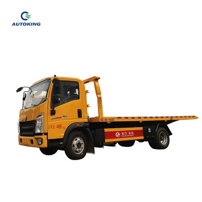 China EURO 5 Second Hand HOWO Tow Truck Wrecker 4*2 Wrecker Truck 75 Ton Rotator Wrecker Sale for sale