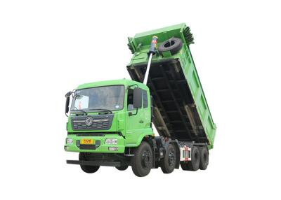 China 11-20T Dongfeng Dump Truck 8x4 12 Wheels 336 371HP 40T 50T for Heavy Duty Truck Used Dump Truck Green for sale
