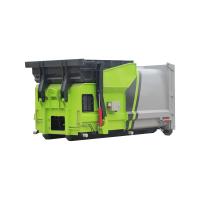 China Environmentally Friendly Mobile Garbage Truck  Mobile Garbage Compression System Compactor Machine for Garbage Station for sale