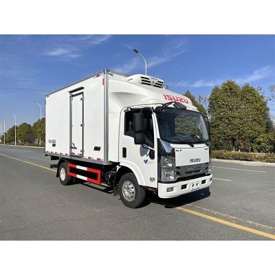 China Isuzu Refrigerated Truck Body Mini Box Truck Refrigerated Meat Transport Refrigerator Trucks for sale