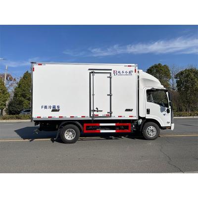 China Isuzu Refrigerated Truck Body Mini Box Truck Refrigerated Meat Transport Refrigerator Trucks for sale