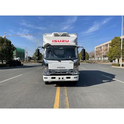 China Meat Fruit Fresh Fish Delivery Refrigerator Truck Mobile Freezer Van for sale