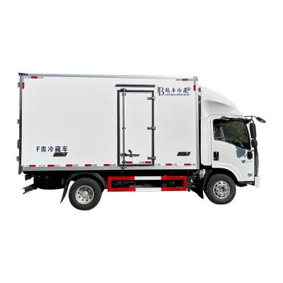 China Meat Fruit Fresh Fish Delivery Refrigerator Truck Mobile Freezer Van for sale